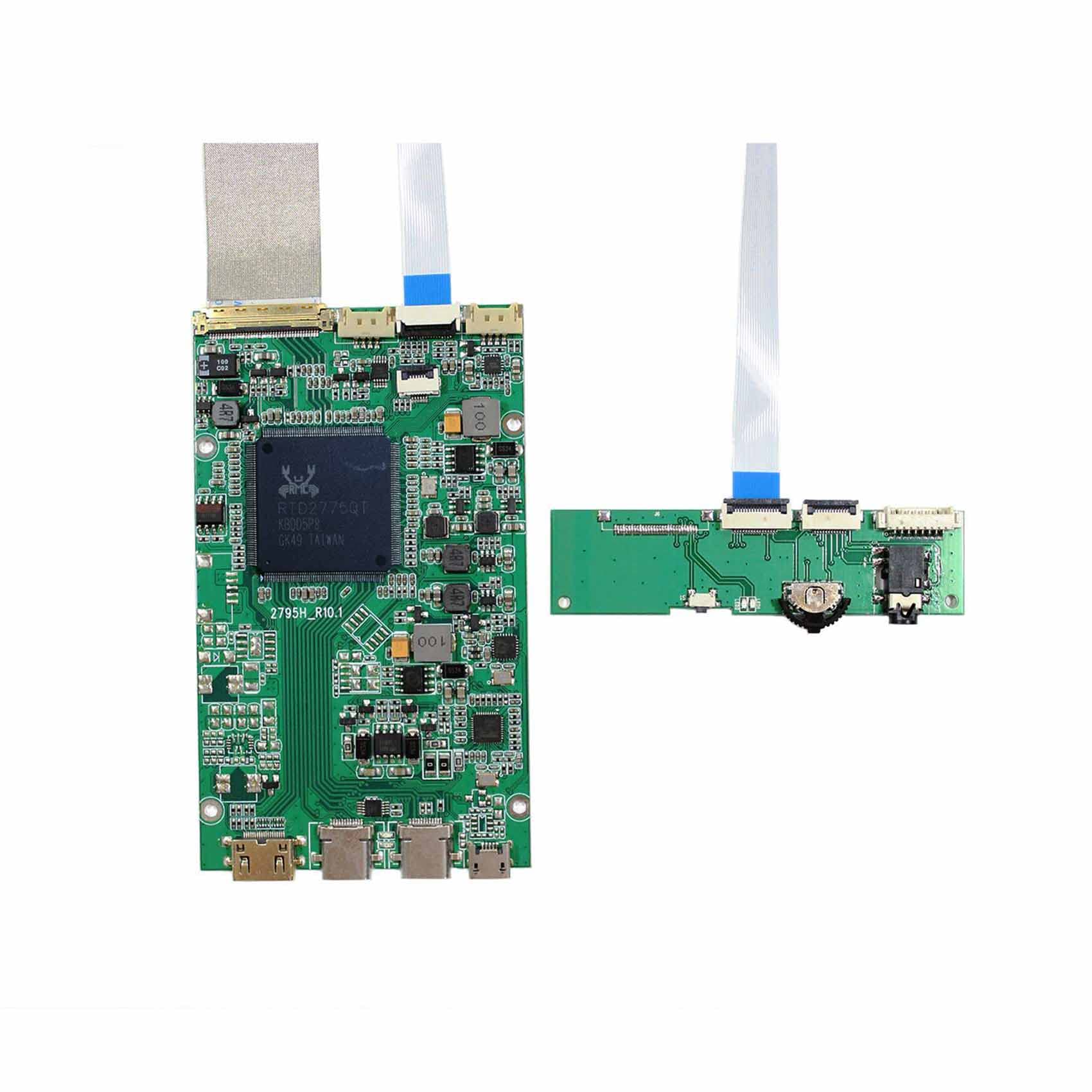 VSDISPLAY Mini HD-MI Type-C LCD Controller Board Work for 15.6 Inch 3840x2160 4K LCD Screen NV156QUM-N44 NV156QUM-N32