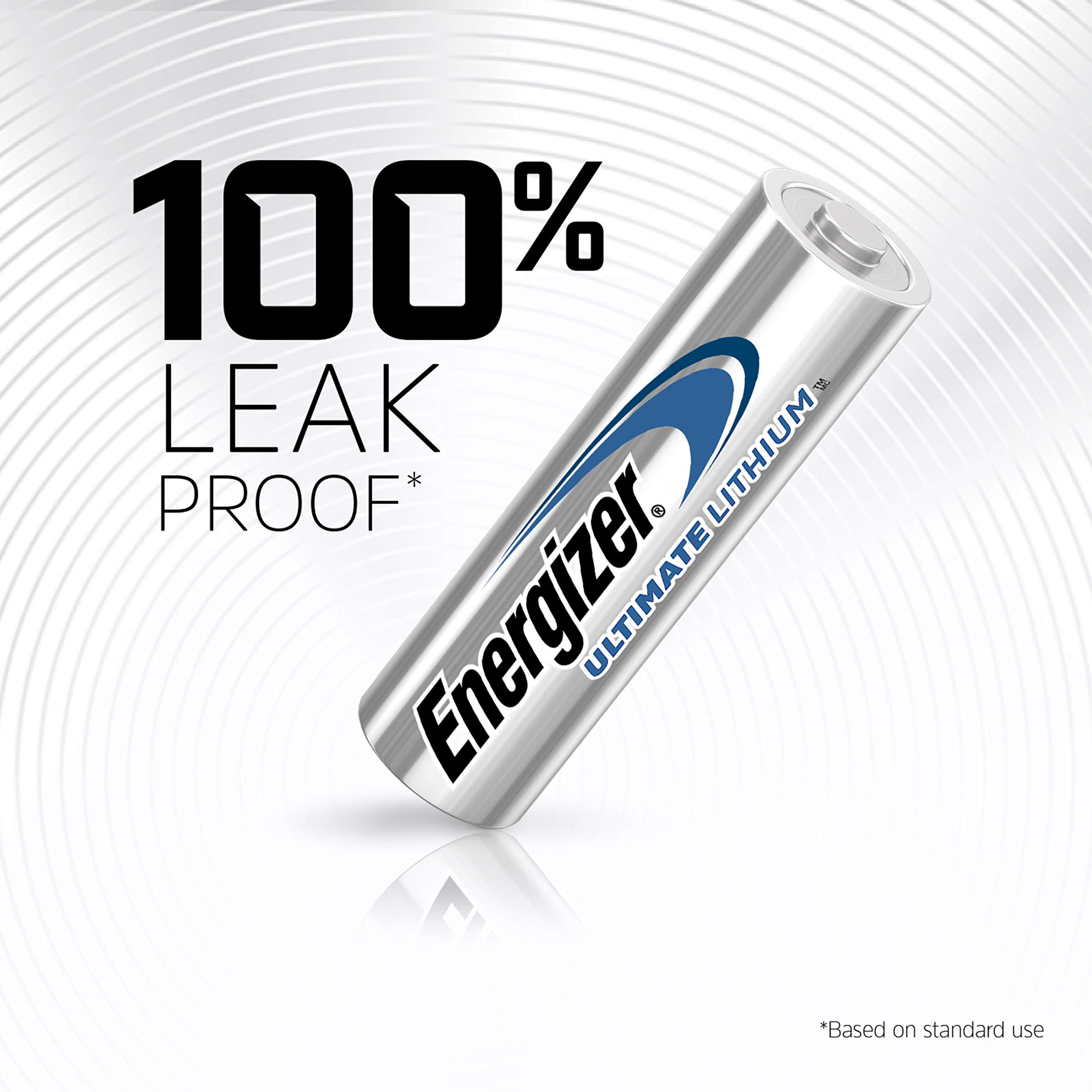 Energizer Ultimate Lithium AA Batteries, World's Longest Lasting Battery for High-Tech Devices (4 Each), Black (EVEL91BP4)