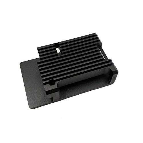 ZkeeShop Aluminum Case Alloy Armor with Cooling Heatsink Compatible for Raspberry Pi 3 Model B,Pi 3 B+,Pi 2 Model B(Not Include Raspberry Pi Board) (Without Fan)