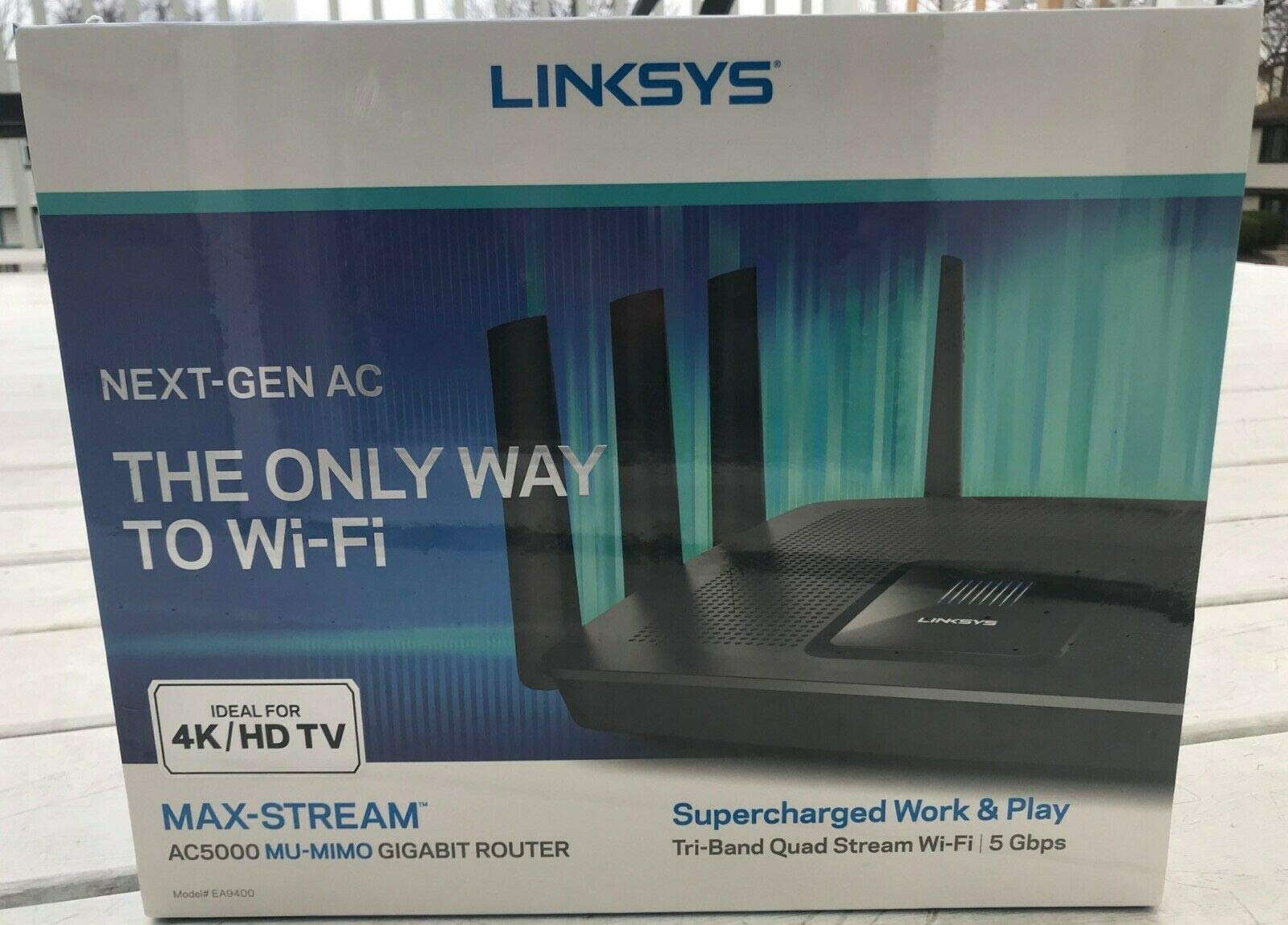 Linksys EA9400 Max-Stream AC5000 MU-MIMO Wi-Fi Tri-Band Gigabit Router