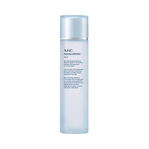 AHC Toner for Face Aqualauronic Hydrating Skin for Dehydrated Skin Triple Hyaluronic Acid Korean Skincare 5.07 oz