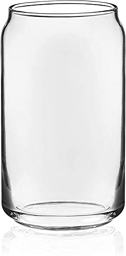 Libbey Glass Can (Set of 24), Clear, 16 fluid ounces