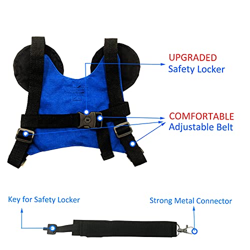 Toddler Backpack Leash for Child & Kids | Baby Girl Walking Safety Leash -Blue