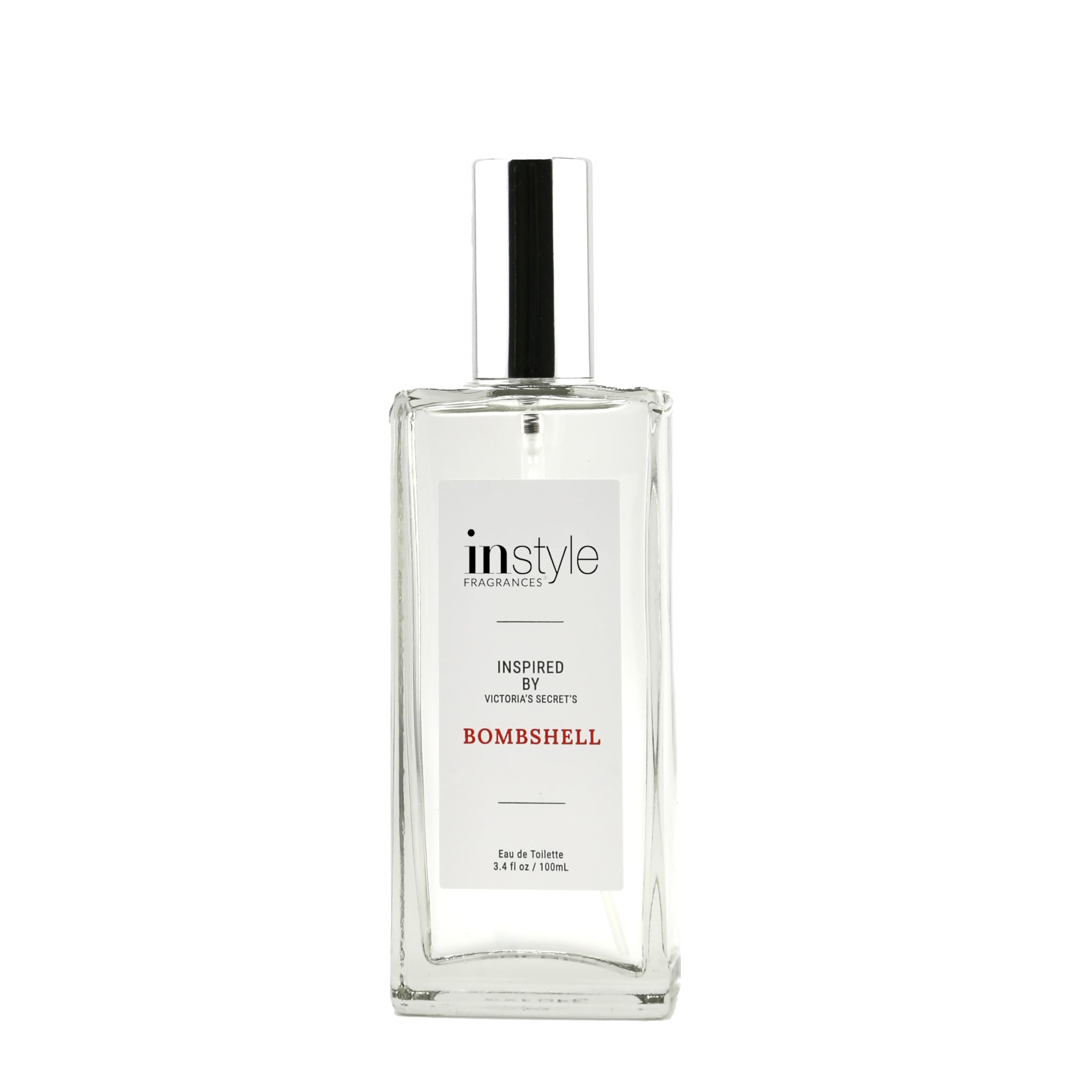 Instyle Fragrances | Inspired by Victoria's Secret's Bombshell | Eau de Toilette | Fragrance for Women | Vegan, Paraben Free | Never Tested on Animals | 3.4 Fluid Ounces