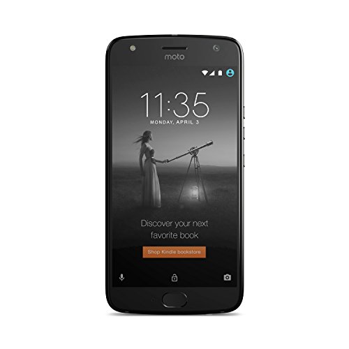Moto X (4th Generation) - with hands-free Amazon Alexa – 32 GB - Unlocked – Super Black - Prime Exclusive - with Lockscreen Offers & Ads
