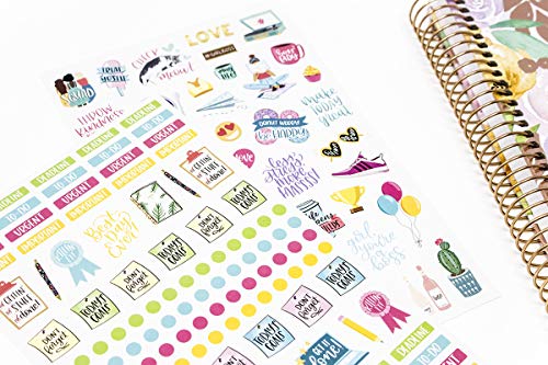 bloom daily planners Productivity Stickers - Variety Sticker Pack - Six Sticker Sheets Per Pack!