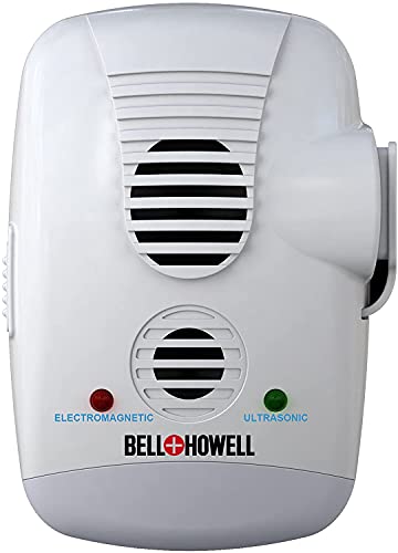 Bell + Howell Ultrasonic Electromagnetic Pest Repeller with AC Outlet and Switch, 1-Countā¦
