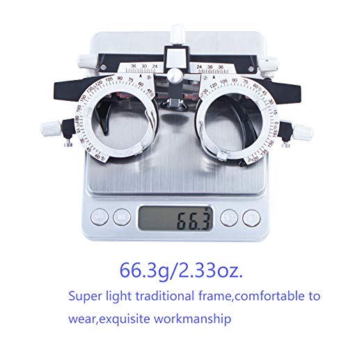 Optometry Optician Fully Adjustable Trial Frame Optical Trial Lens Frame Eye Optometry Optician Eye Test Glasses Optical Titanium Trial Eye Optometry Lens Frame Text Optician