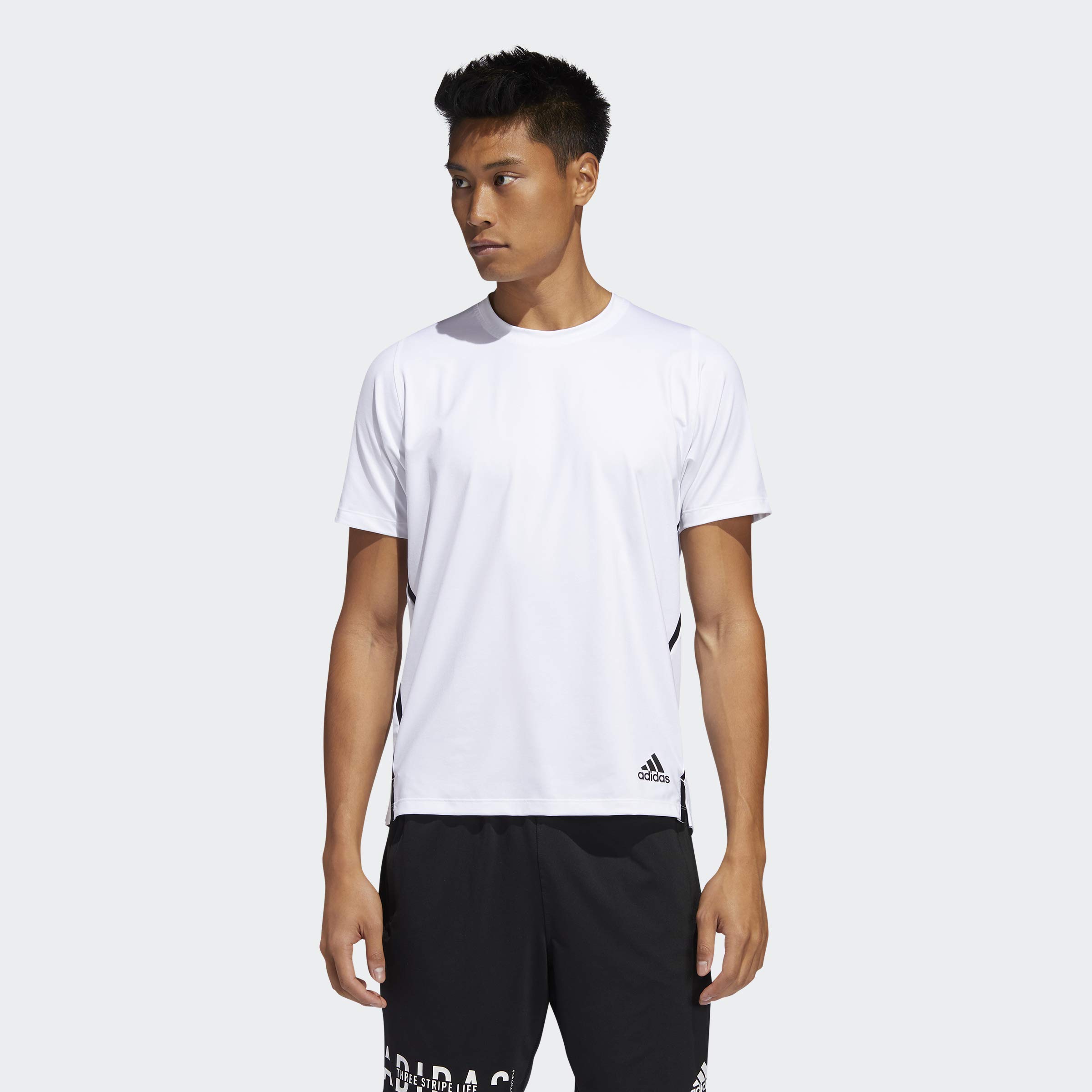 adidas Men's Freelift Primeblue Tee White Large