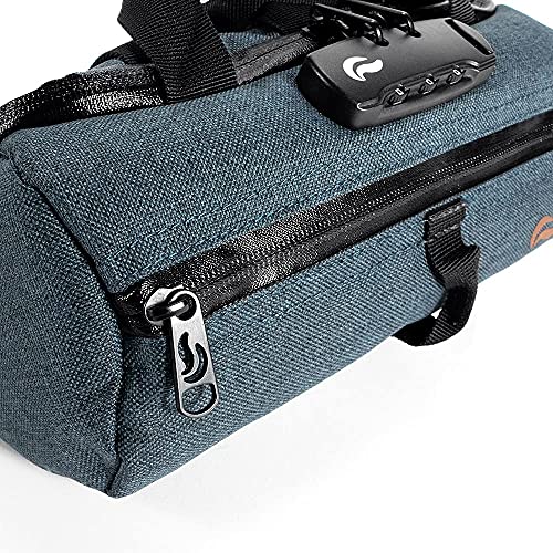 Duffle bag Small 10"- Smell Proof - With combo lock - SK9 Premium odorless Technology (Blue Navy)