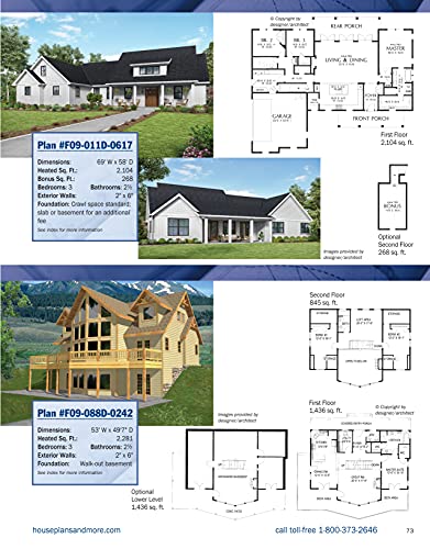 Best-Selling House Plans, Completely Updated & Revised 4th Edition: Over 360 Dream-Home Plans in Full Color (Creative Homeowner) Top Architect Designs - Interior Photos, Home Design Trends, and More