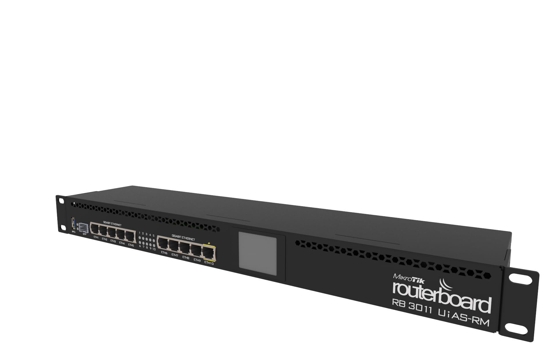 Mikrotik RB3011UIAS-RM RouterBOARD 10xGigabit Ethernet, USB 3.0, LCD, RB3011