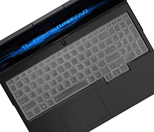 Keyboard Cover for Lenovo Legion 5 5i Pro, Legion 5 15.6 & 17.3, Legion 5i & Legion 7i, Legion 7 Gen 7/6, ideaPad Gaming 3i 15 Laptop, Legion 5 Pro Keyboard Cover - Clear