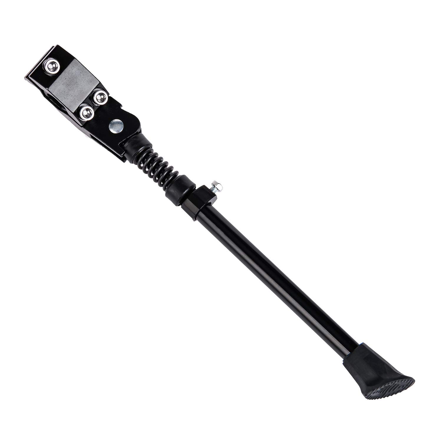 ADDMOTOR Bicycle Kickstand Adults Rear Mount Adjustable Bike Side Kickstand Aluminium Alloy (Black)