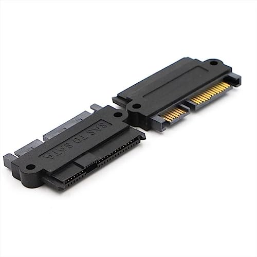 chenyang SAS to SATA Adapter SFF-8482 29Pin SAS Hard Disk Drive to Motherboard SATA 22Pin Converter Adapter