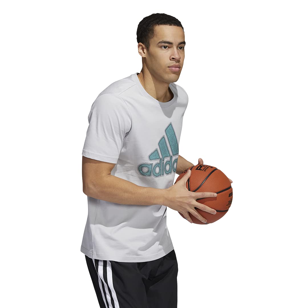 adidas Men's Ignite Badge of Sport Tee, Solid Grey, XX-Large