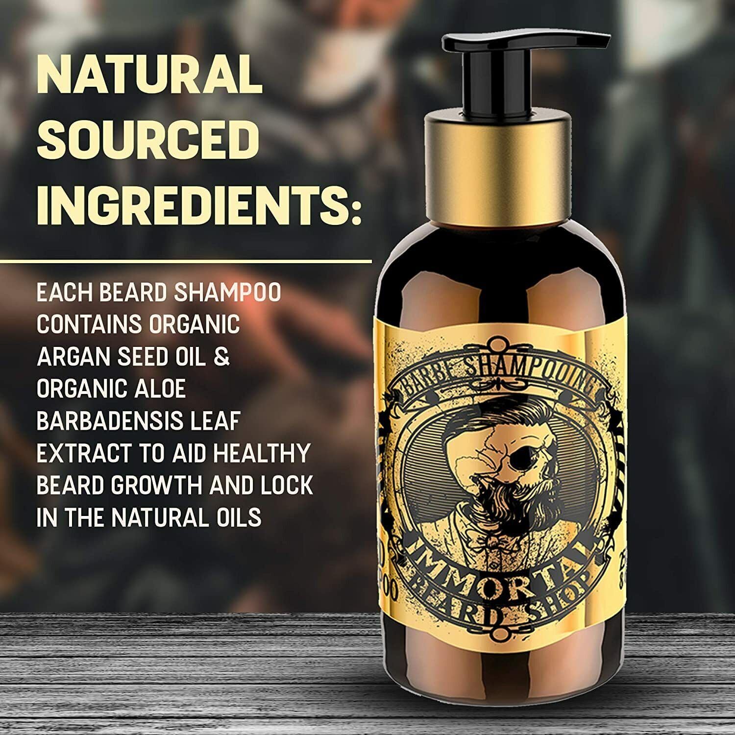 Immortal NYC 'Beard Cream' - 3.4 Oz - Beard Balm For Men- Beard Butter For Men - Beard Conditioner - Beard Softener - Beard Growth For Men - Beard Products For Men - Facial Hair Growth For Men