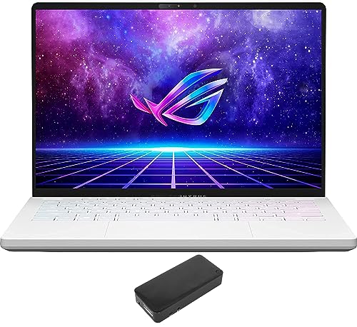 ASUS ROG Zephyrus Gaming & Entertainment Laptop (AMD Ryzen 9 6900HS 8-Core, 40GB DDR5 4800MHz RAM, 1TB PCIe SSD, Radeon RX 6800S, 14.0" 120 Hz 2560x1600, WiFi, Win 11 Pro) with DV4K Dock