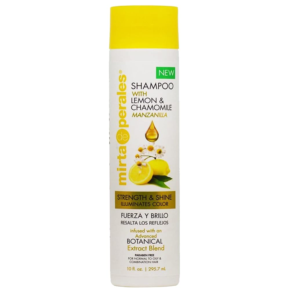 Mirta De Perales Shampoo with Lemon & Chamomile Manzanilla 10 fl oz.