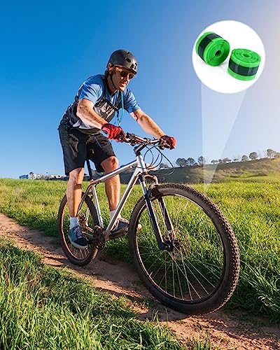 Bike Tire Liner, Inner Tube Bicycle Flat Protector Compatible with 12" 16" 18" 20" 24" 26" 27.5" 29"