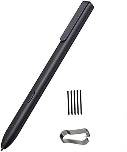 Tab S3 Pen Replacement for Samsung Galaxy Tab S3 T820 T825 T827 Stylus Pen S Pen Pointer Pen for Galaxy Book 10'/12' W620 W625 W627 W720 W725 W727+Tips/Nibs+Eject Pin+Pen case (Black)