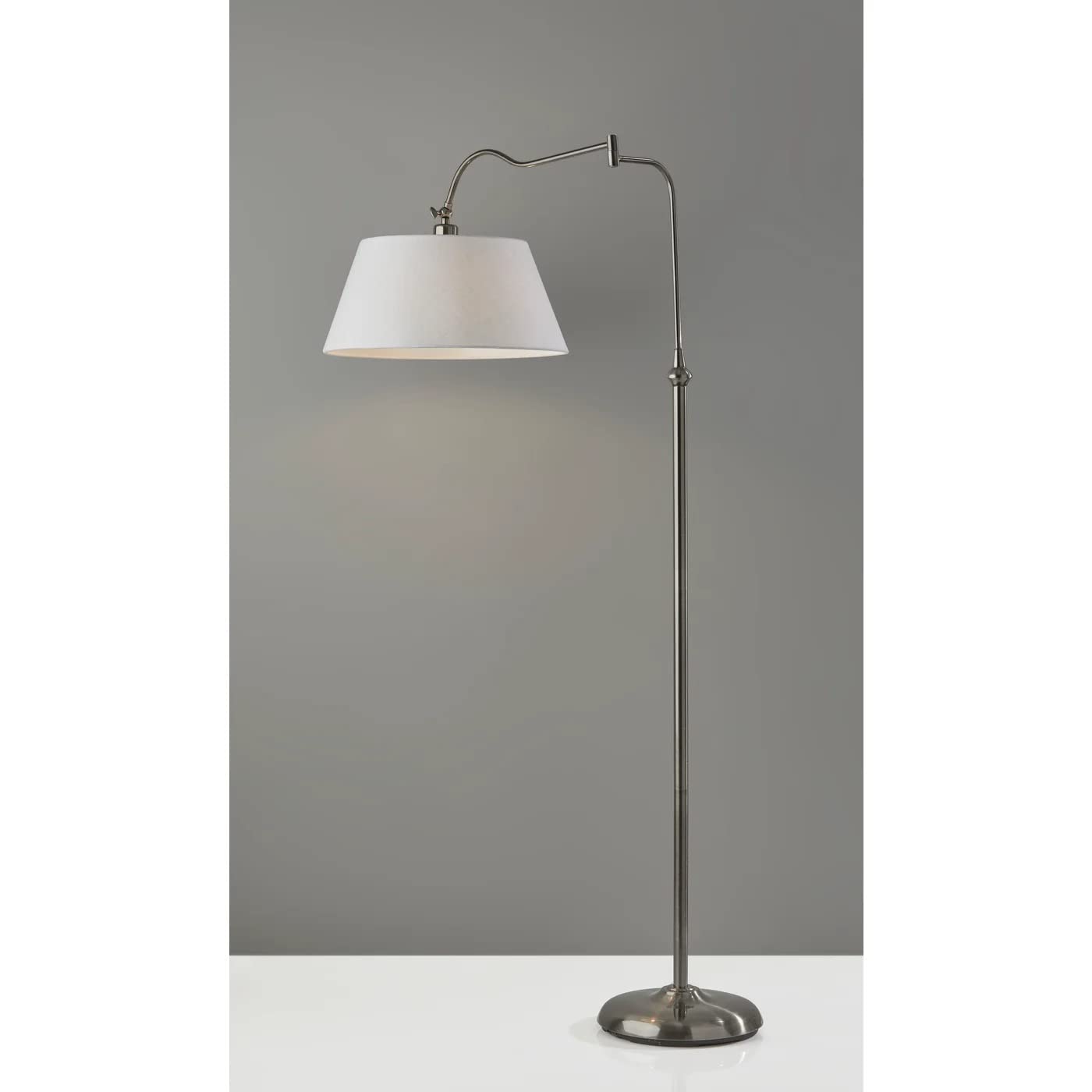 Adesso 3349-23 Rodeo Floor Lamp, 60 in., 150W, Antique Pewter, 1 Floor Lamp