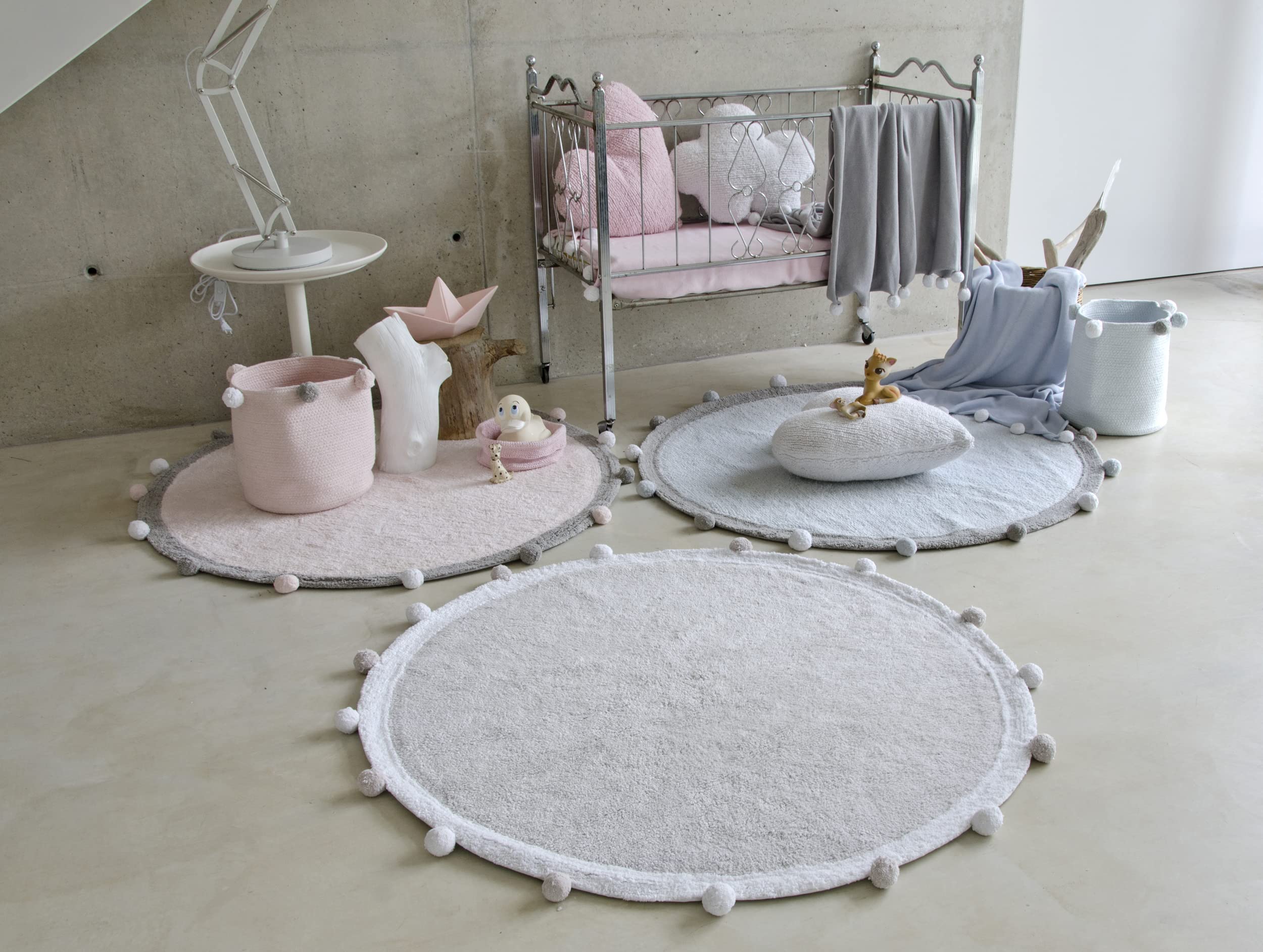 Lorena Canals BSK Baby Bubbly Pink Basket