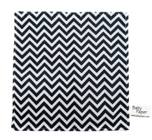 Baby Paper Original Crinkle Sensory Toy | Black and White Stripe and Zig Zag 2-Pack | Crinkle Paper for Babies | Sensory Baby Toys