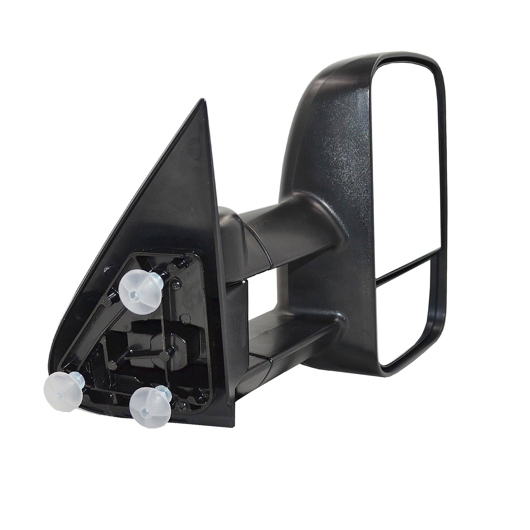 AERDM New Pair Towing Mirrors Manual Operated Textured Black Telescoping Trailer Side Mirrors Fit Chevy/GMC/Cadillac Silverado Sierra Avalanche Suburban Tahoe Yukon XL Escalade EXT ESV