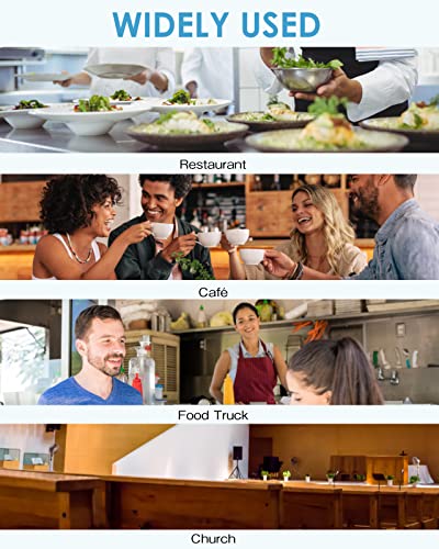 Crispaire Restaurant Pager System Pagers for Restaurants Waiting Buzzers Wireless Calling System Social Distancing Buzzer Long Working Distance Mute Function Food Truck Church Hospital (20 pagers)