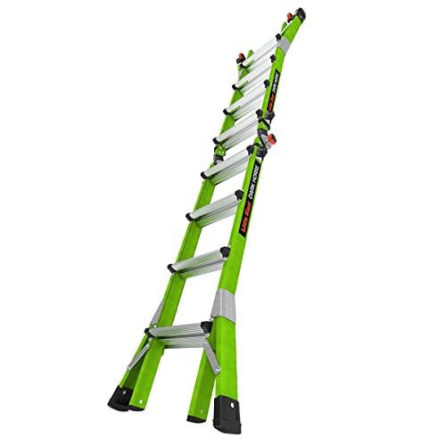 Little Giant Ladder Systems Dark Horse 2.0, M17, 17ft, Multi-Position Ladder, Fiberglass, Type 1A, 300 lbs Weight Rating, (16117-001)