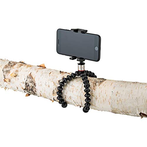 JOBY GripTight ONE GP, Universal Phone Holder, Magnetic GorillaPod Flexible Small Tripod for Smartphone, Foldable and Portable , Watch FIFA World Cup Football, Black