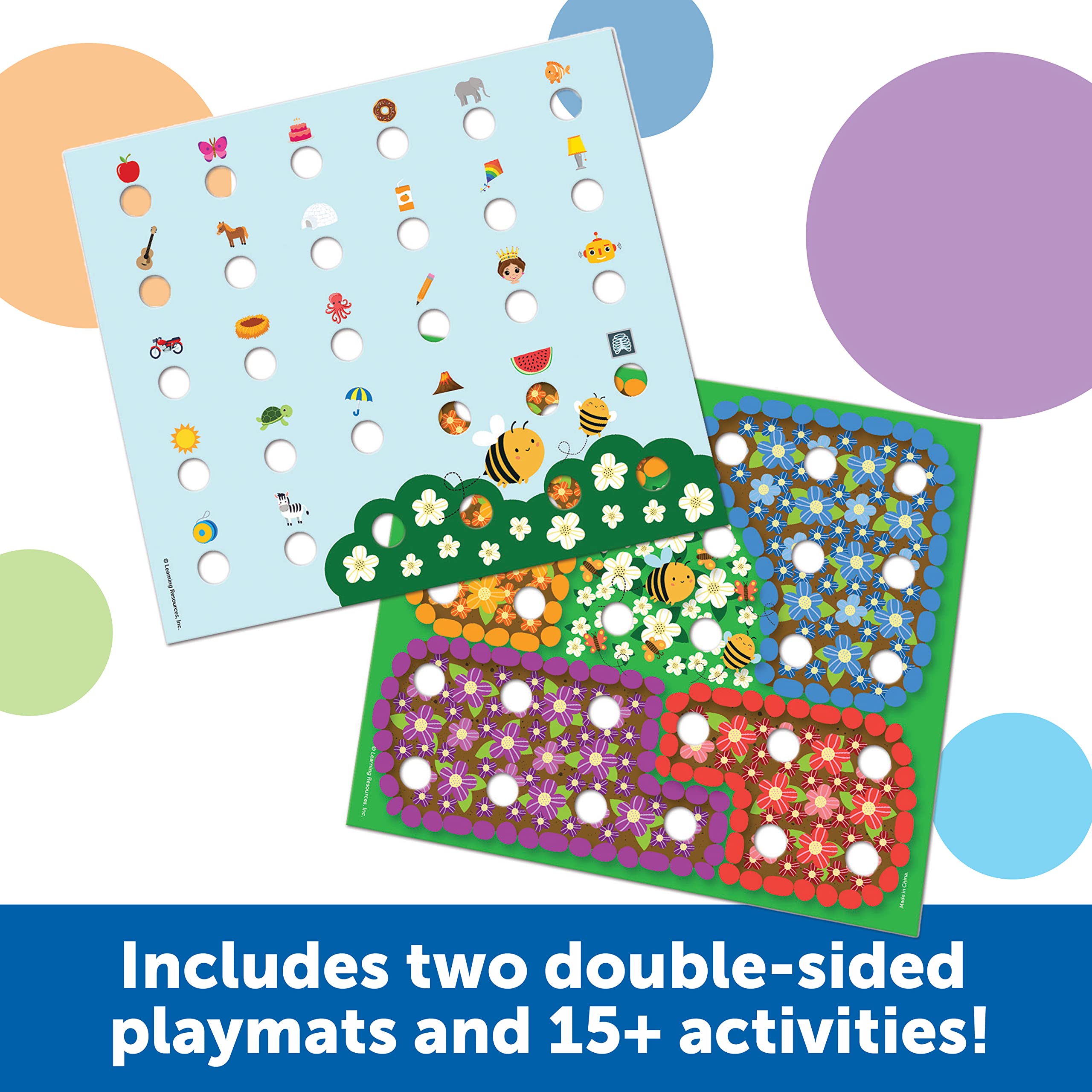 Learning Resources Alphabet Garden Activity Set, Educational Indoor Games, Preschool Alphabet, Toddler Brain Toys, Toddler Preschool Learning, 45 Pieces, Age 3+