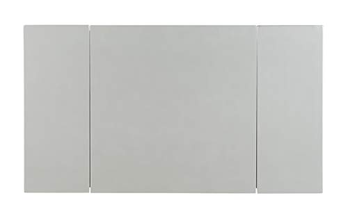 Linon Silver Harper Vanity Set, 32" W x 18" D x 46.75" H