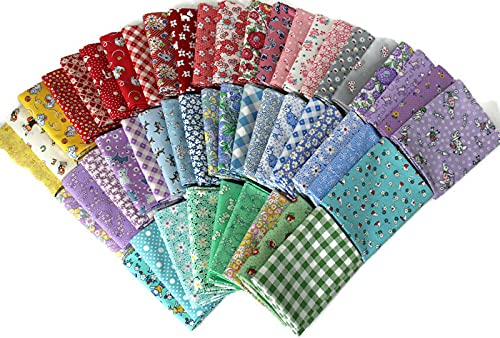 Fields 10 Fat Quarters - 1930's to 1950's Reproduction Depression Era Feed Sack Small Scale Floral Vintage-Look Flowers Nostalgia 1930s-fq-set 1930s Fat Quarters