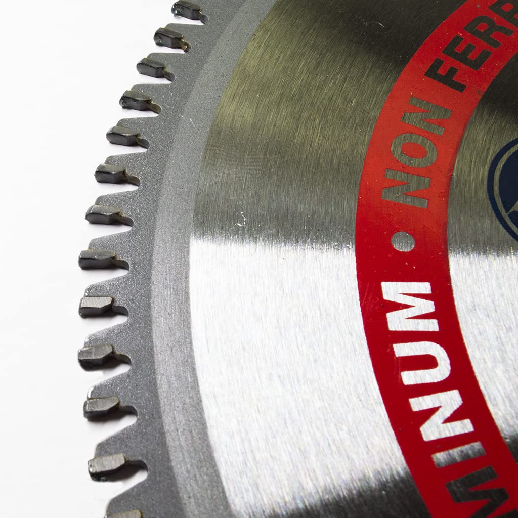 Benchmark Abrasives 10" TCT Saw Blade with 5/8" Arbor, Circular Saw Blades for Cutting Plastic Aluminum Non-Ferrous Metals Fiberglass, Smooth Cutting โ(10" - 100 Teeth)