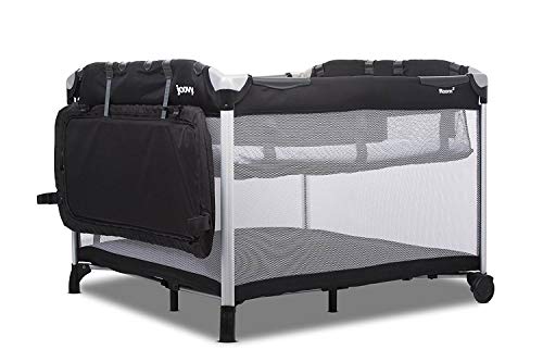 Joovy Room Twin Nursery Center with Bassinet, -Playard Sold Separately, 1 Count (Pack of 1)