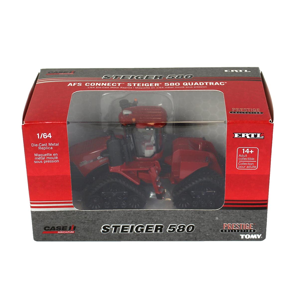 ERTL 1/64 Case IH AFS Connect Steiger 580 Quadtrac Tractor, Prestige Collection 44234