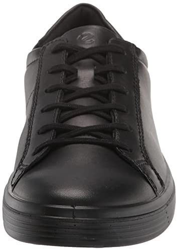 ECCO Women's Soft Classic Sneaker, Black, 9-9.5