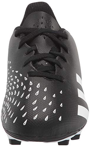 adidas Firm Ground Predator Freak .4 Soccer Shoe (boys) Black/White/Black 6 Big Kid