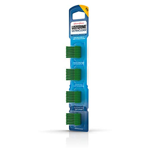 Listerine Ultra Clean Access Flosser Mint Refill Heads, 28 Count (Pack Of 6)