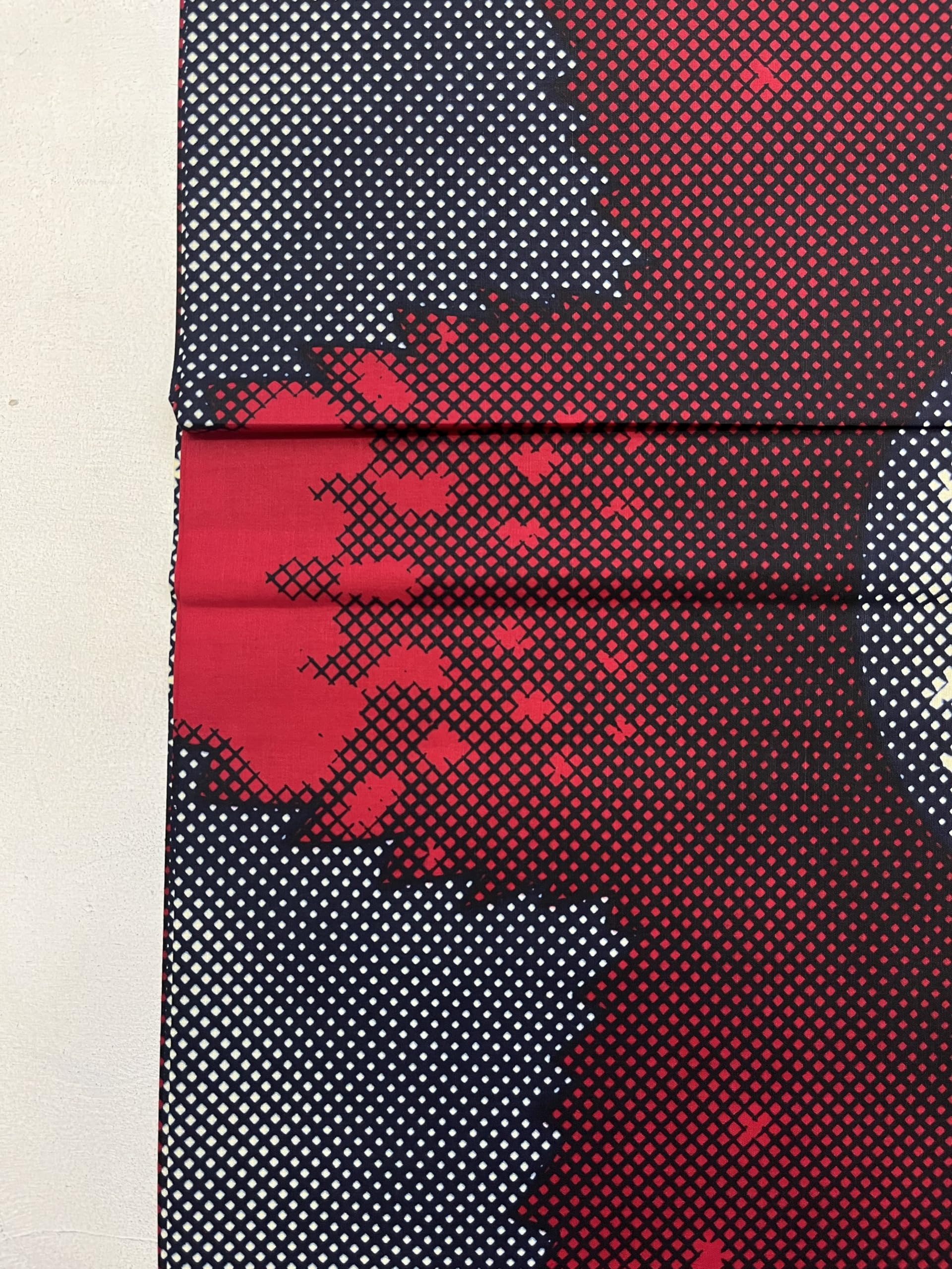 African Guaranteed Wax Block Prints Fabric/African Ankara Wrapper Fabric Wax Fabrics /-Sell by 6 Yards-100% Cotton-for Dresses-Red, Dark-blue, Brown, White, Cream