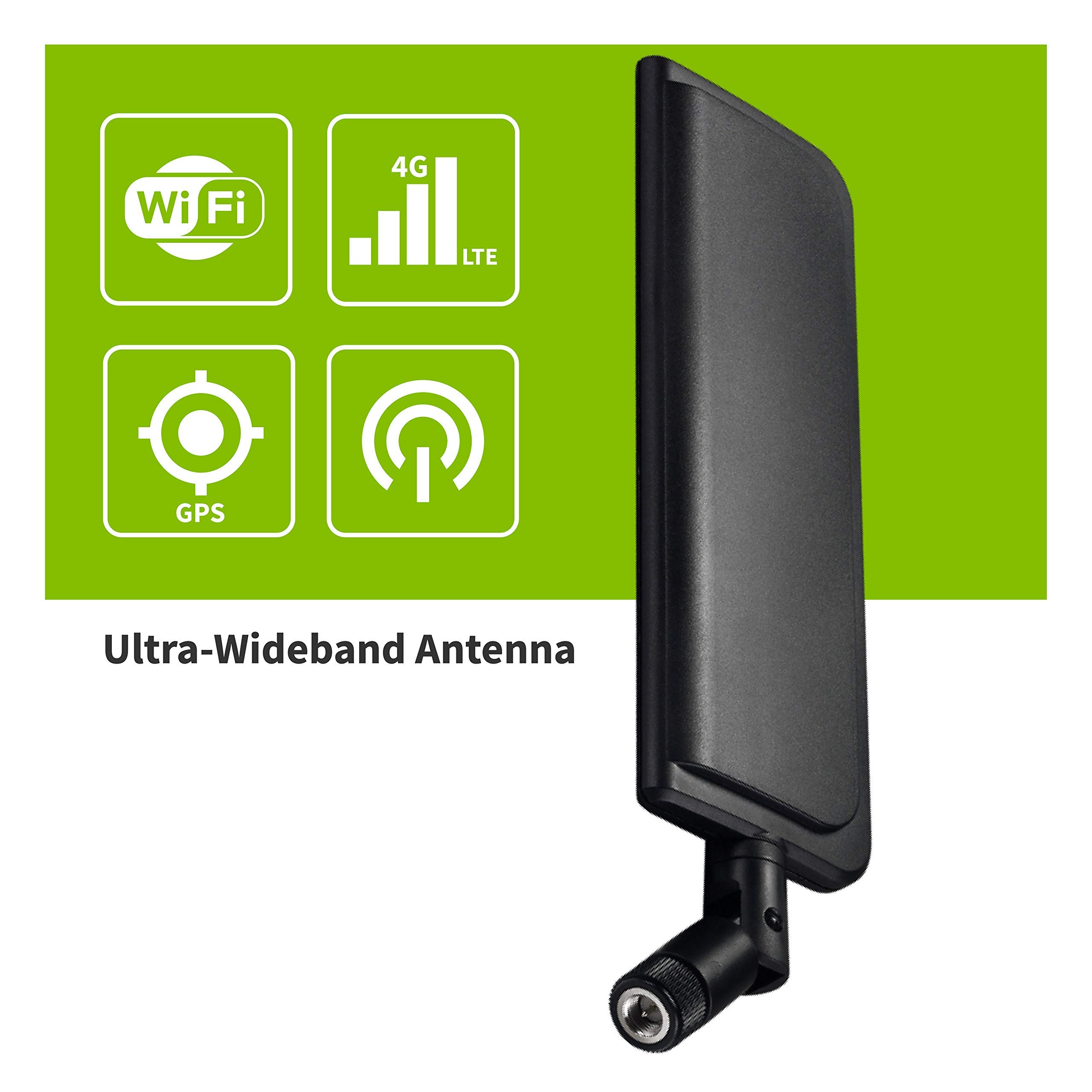 Taoglas Apex TG.30 2G/3G/4G Terminal Antenna, Hinged SMA(M) (Pack of 2)