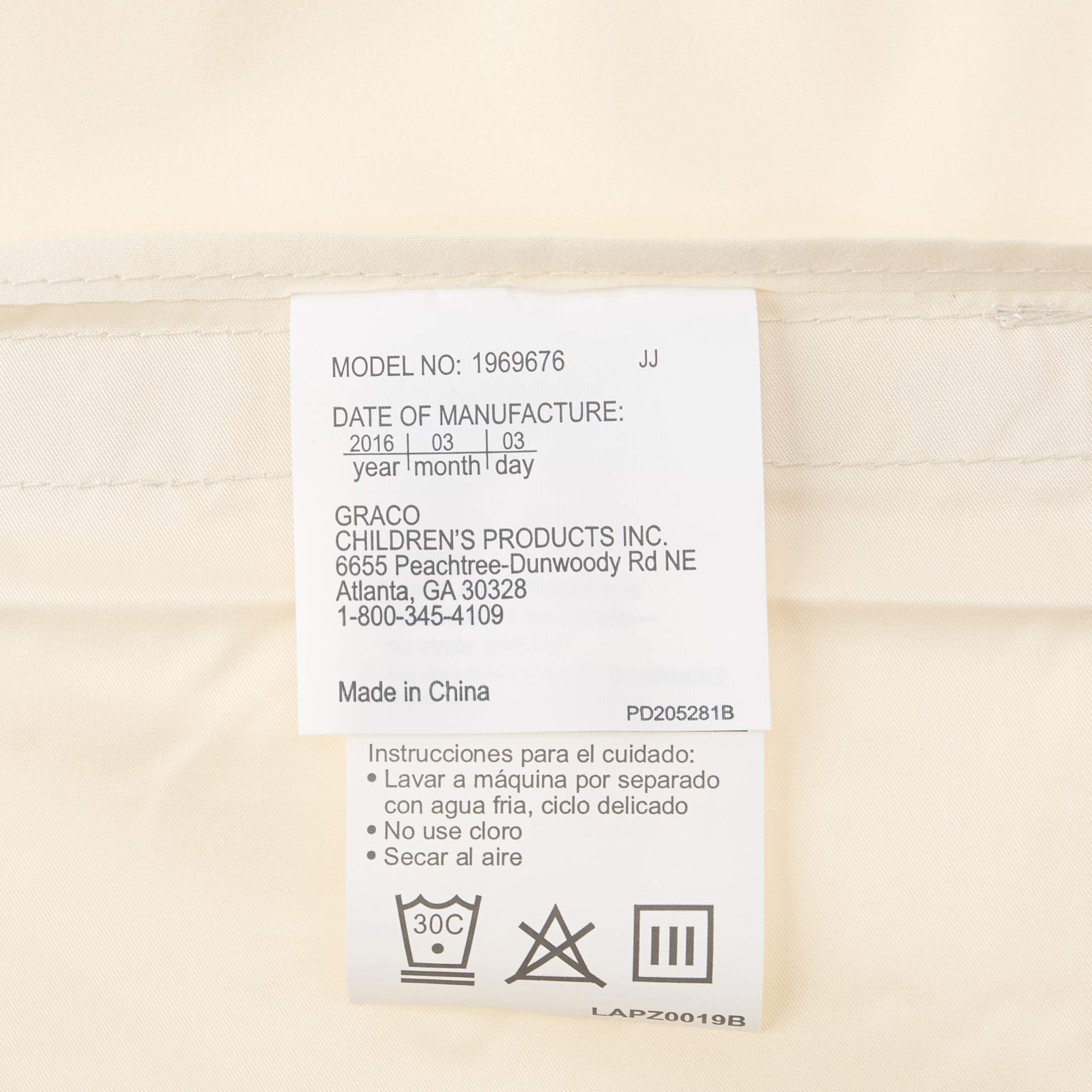 Graco Dream Suite Bassinet Mattress Cover, Navajo , 8.6x0.98x6.3 Inch (Pack of 1)