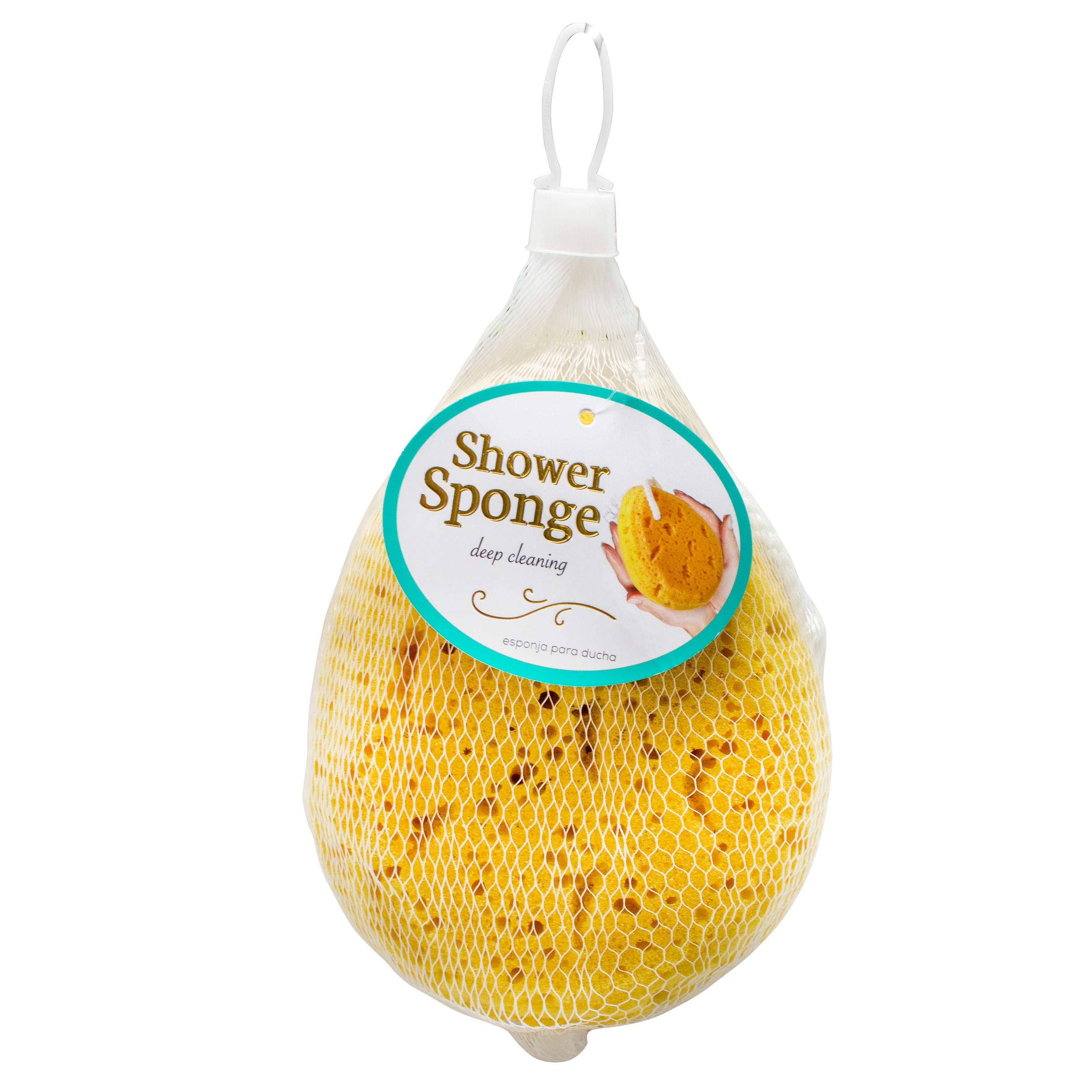 Jacent Deep Cleaning Sea Foam Bath and Body Sponge, 1-Pack, Sponge for Bathing, Scrubbing Sponge, Bathing Sponge, Exfoliating Sponge, Body Sponge for Adults, Teens, and Children