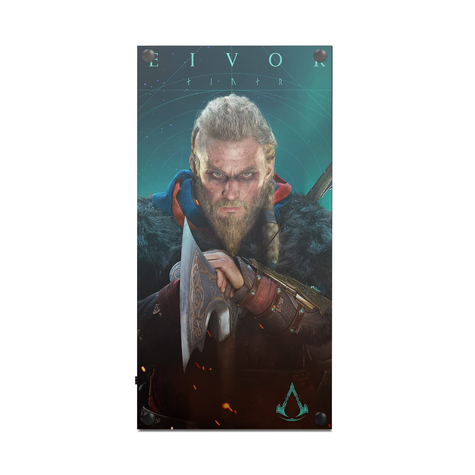 Head Case Designs Officially Licensed Assassin's Creed Male Eivor Valhalla Key Art Matte Vinyl Sticker Gaming Skin Decal Cover Compatible With Xbox Series X Console