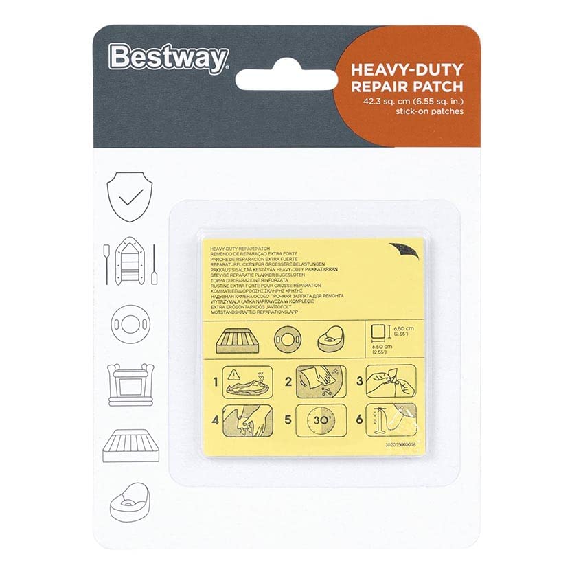 Bestway 62068 Underwater Adhesive Repair Patch, Multicolor