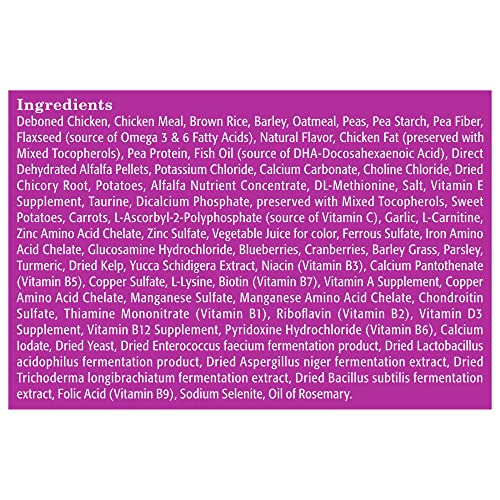 Blue Buffalo Life Protection Formula Natural Senior Small Breed Dry Dog Food, Chicken and Brown Rice 5-lb Trial Size Bag