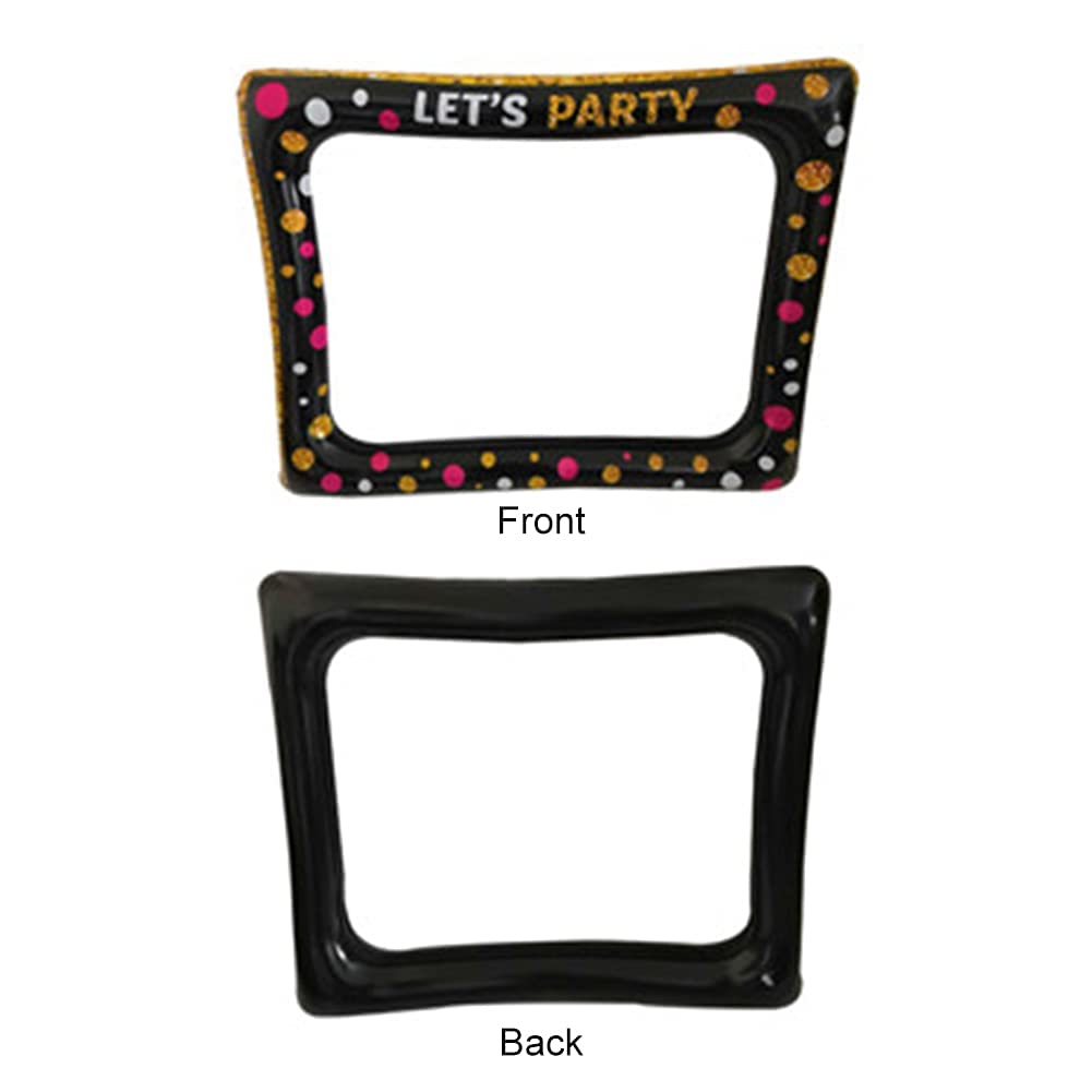 Inflatable Selfie Frame,Photo Booth Frame,Picture Selfie Frame Party Fun Photo Booth Prop,Party Supplies for Birthday Bridal Shower Baby Shower Wedding
