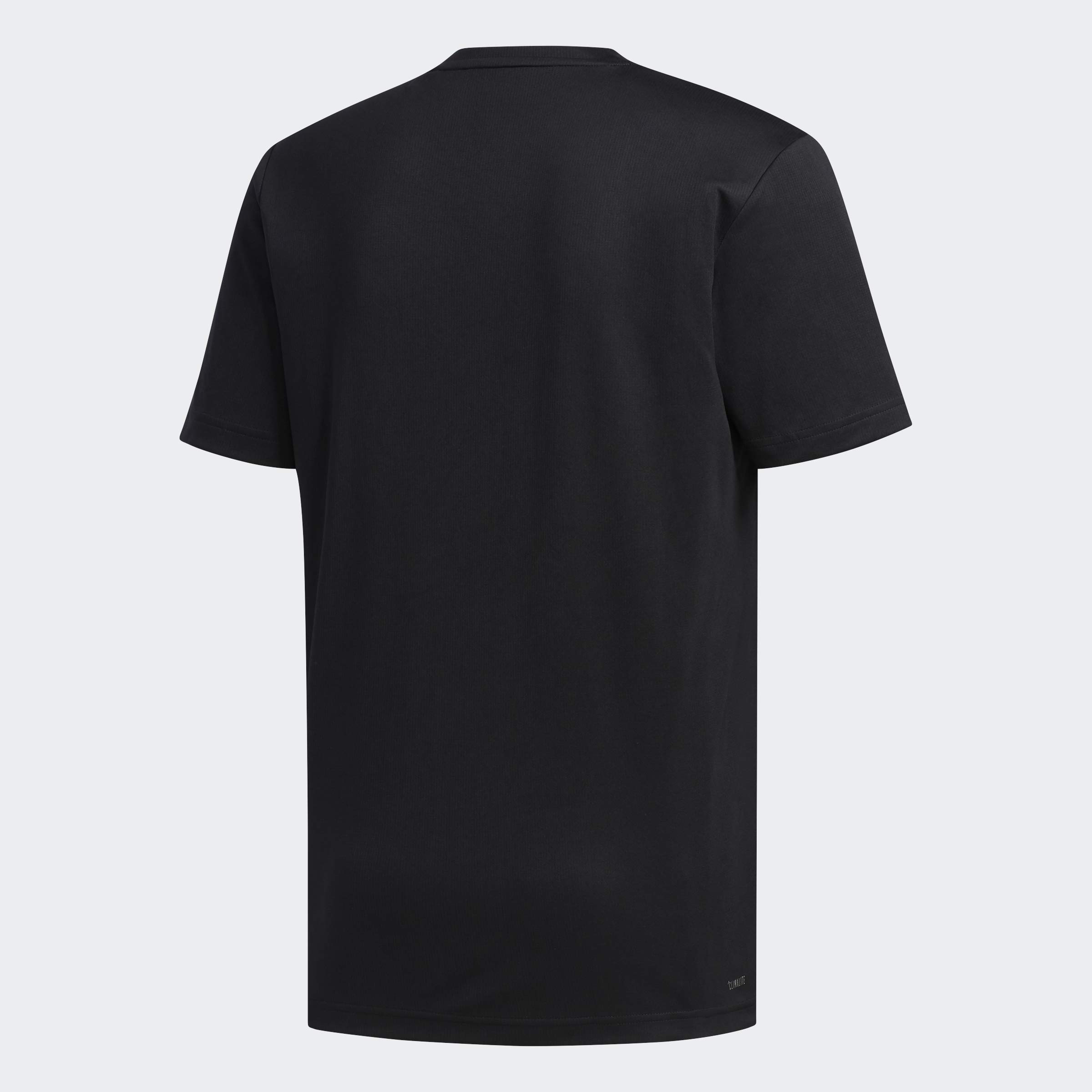 adidas Men's Designed 2 Move Plain Tee Black/White Medium